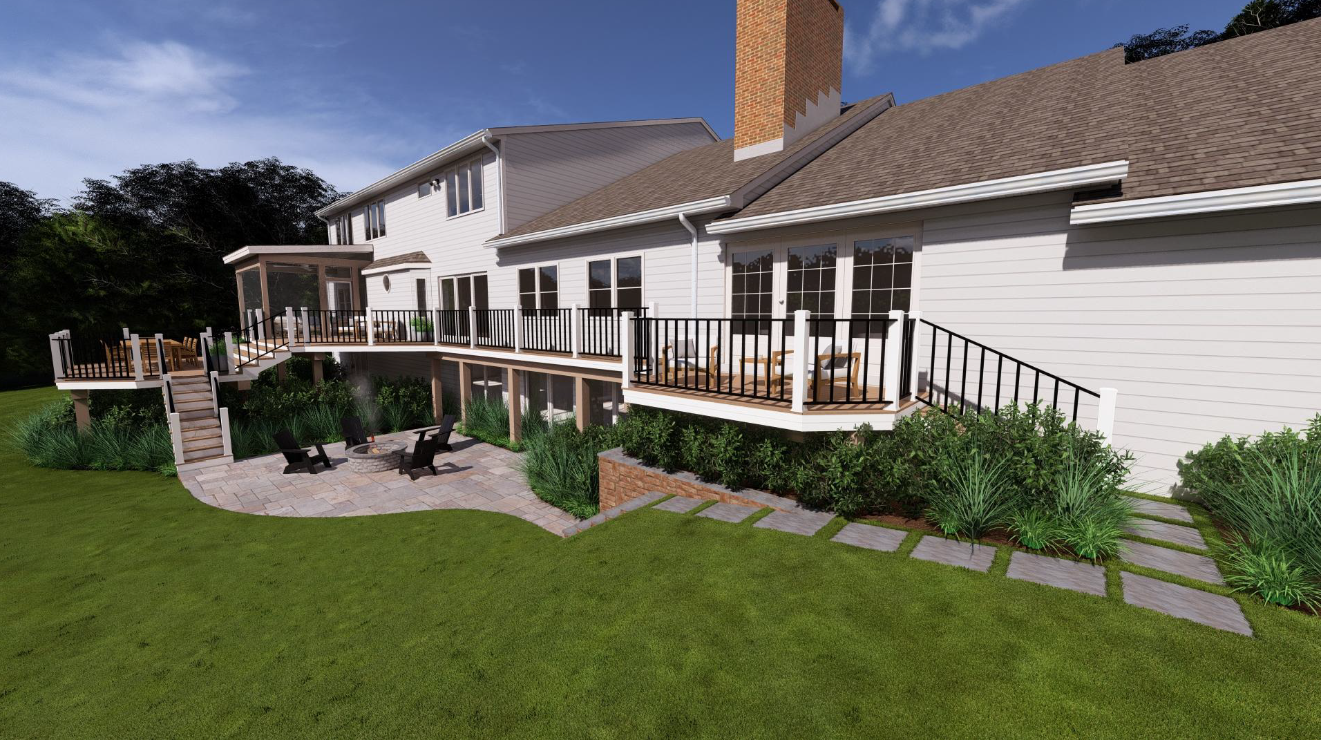 Working with a Deck Contractor Offering 3D Rendering Service
